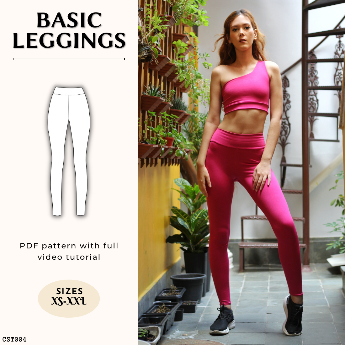 Basic Leggings PDF Sewing Pattern – coralinestreet